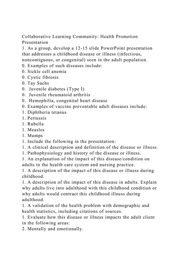 Collaborative Learning Community Health Promotion Presentation1.docx