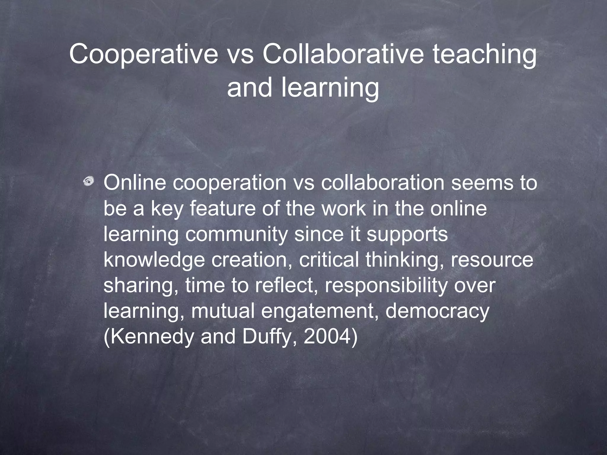 Collaborative learning crosta | PPT