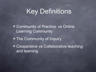 Collaborative learning crosta | PPT