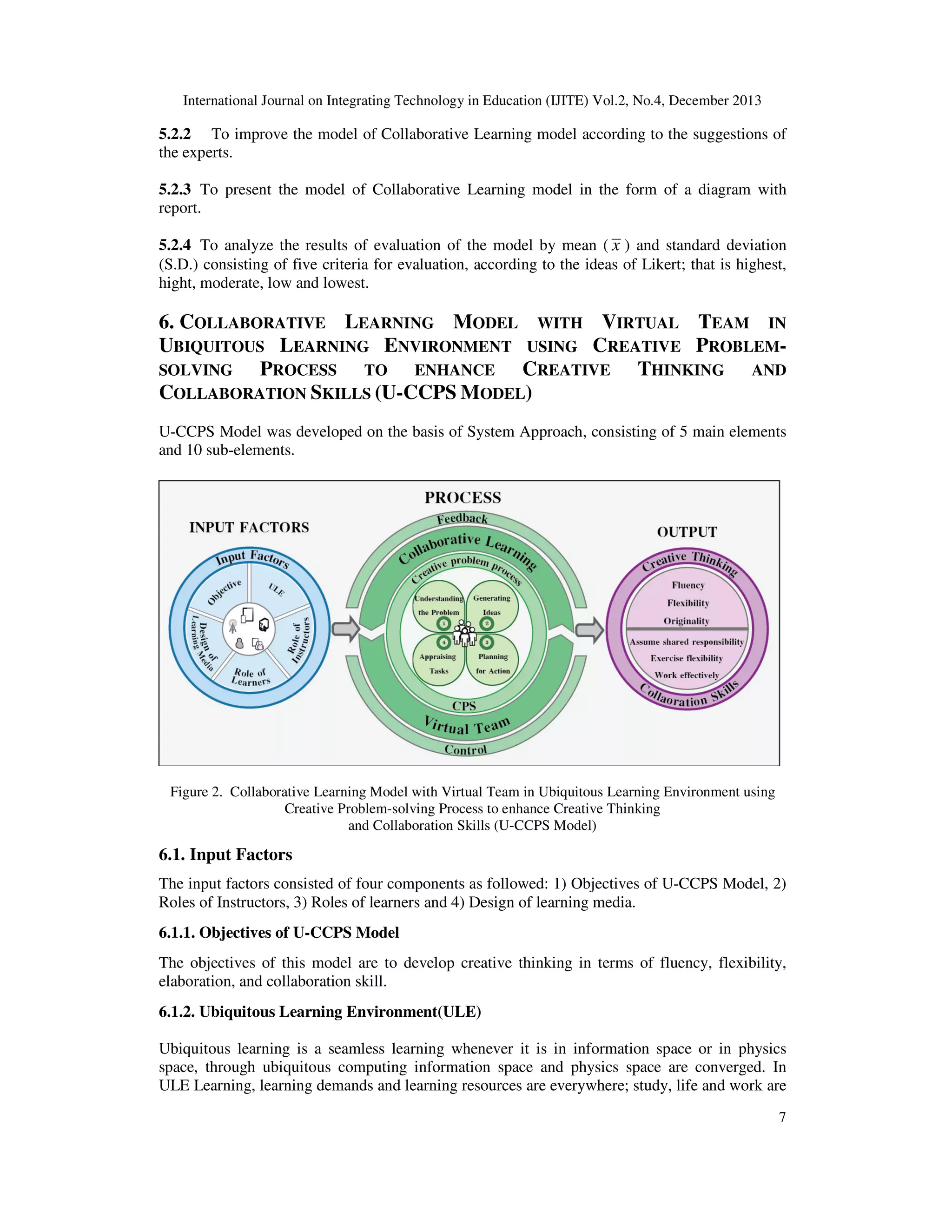 Collaborative learning model with virtual team in ubiquitous learning ...