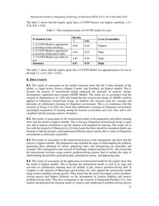 Collaborative learning model with virtual team in ubiquitous learning environment using creative ...