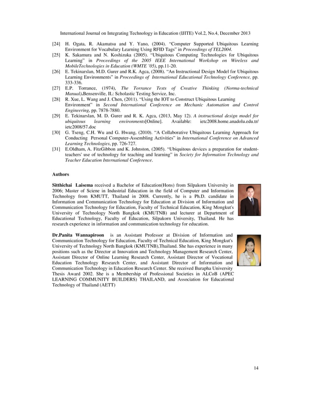 Collaborative learning model with virtual team in ubiquitous learning environment using creative ...