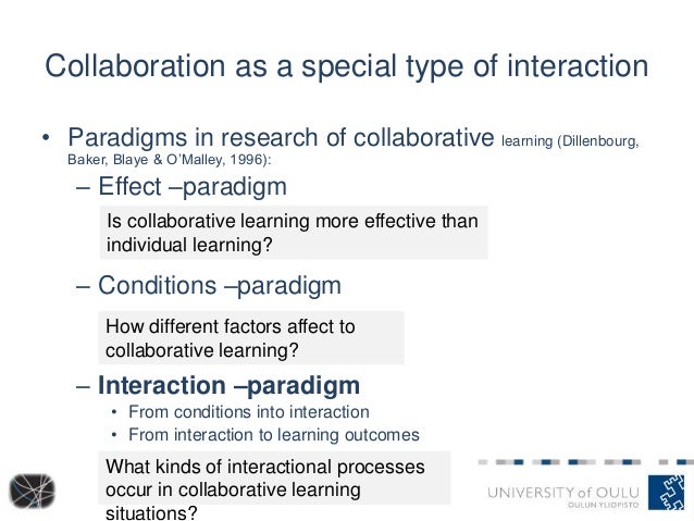 THEORY: Collaborative learning, 10.11.2014