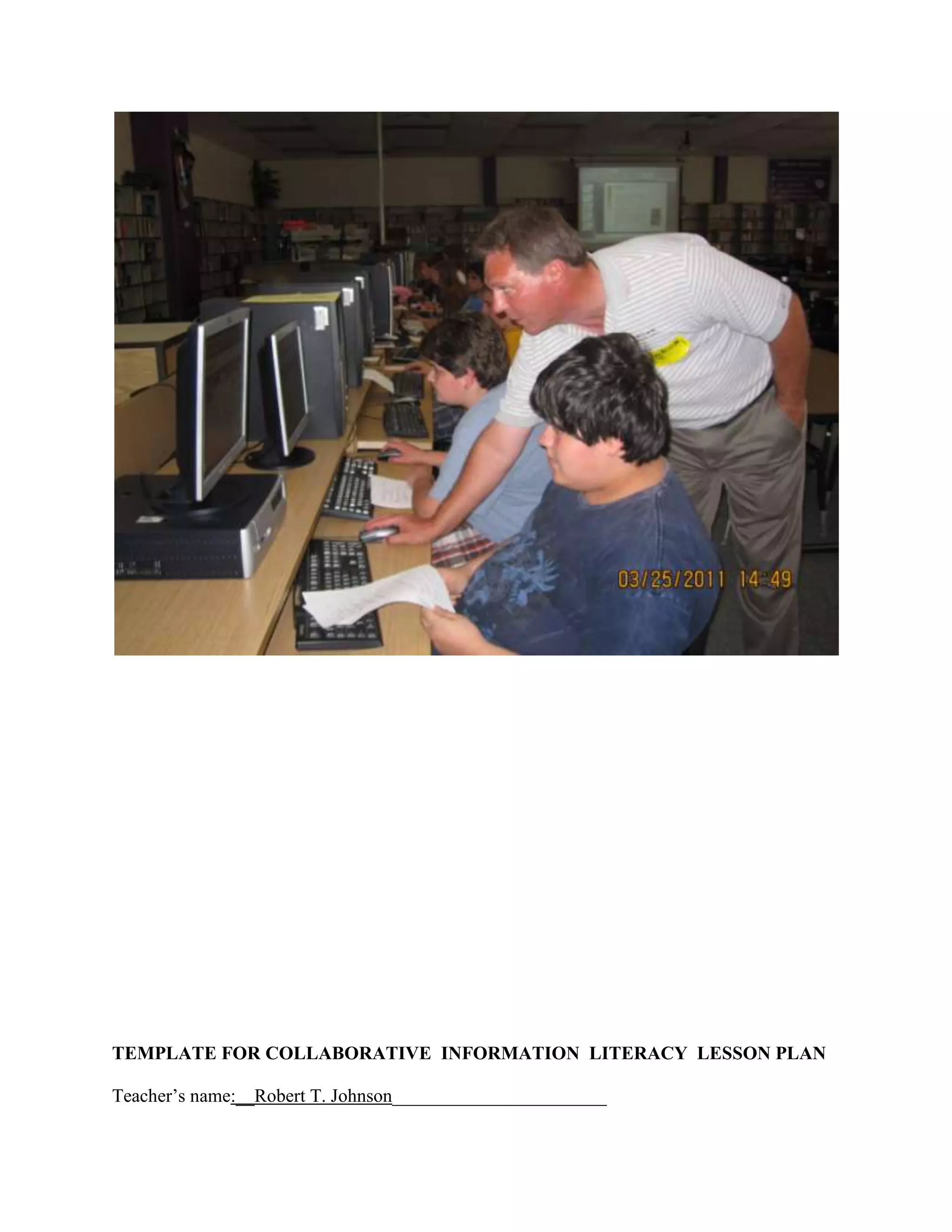 Collaborative Literacy Lesson Plan | DOCX