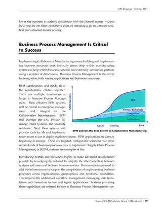 Collaborative manufacturing management strategies | PDF