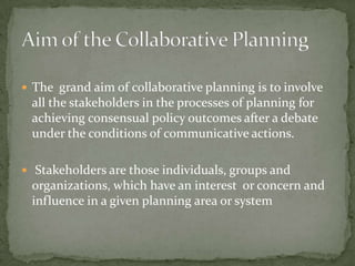 Collaborative planning | PPTX