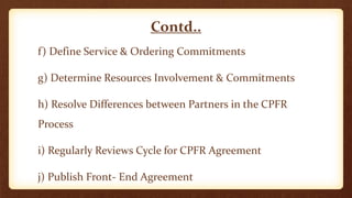 Collaborative planning, forecasting and replinishment (cpfr | PPT