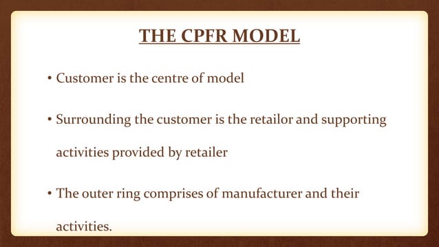 Collaborative planning, forecasting and replinishment (cpfr | PPT ...
