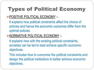 Collaborative Planning & Poltical Economy | PPTX
