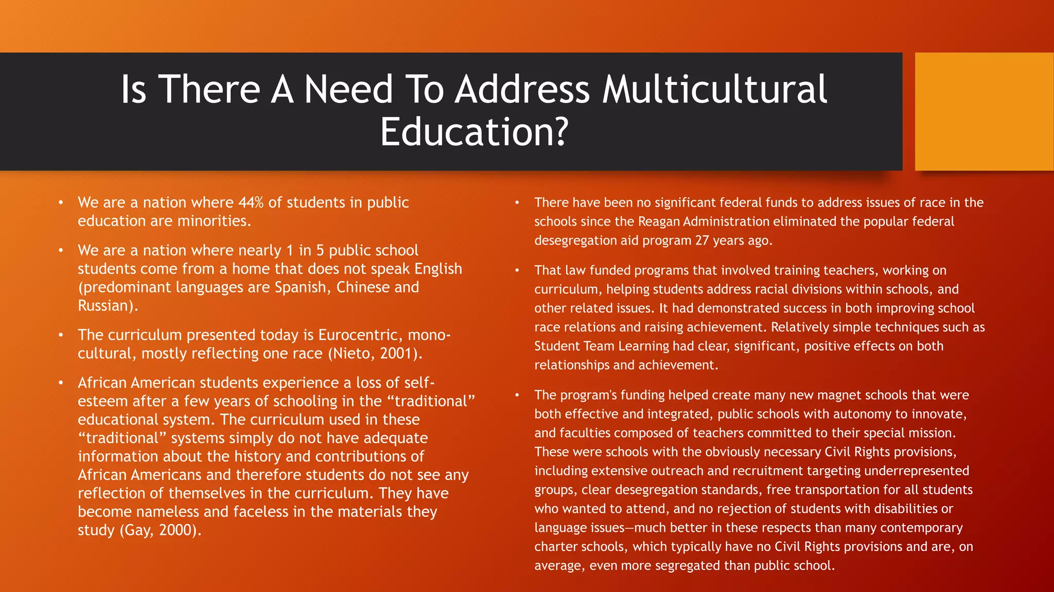 Multicultural Education Needs and Risks | PDF | Education