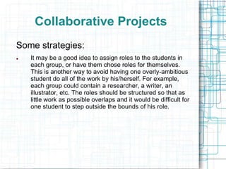 Collaborative projects (21 cs) | PPT