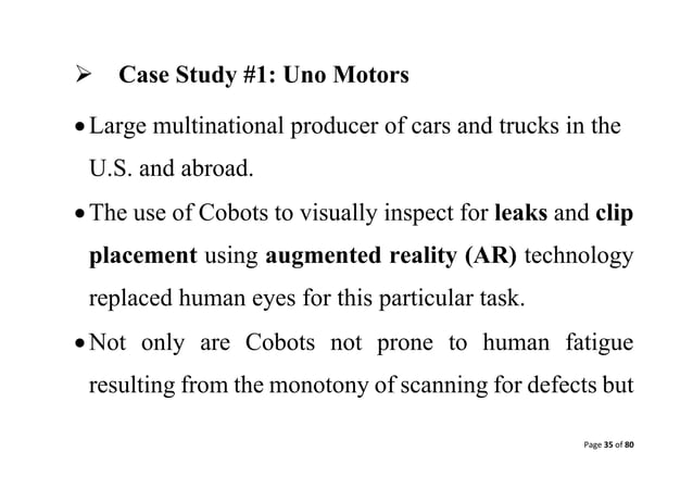 Collaborative robots final paper | PDF | Robotics | Technology & Computing