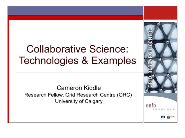 Collaborative Science: Technologies & Examples | PPT | Social ...