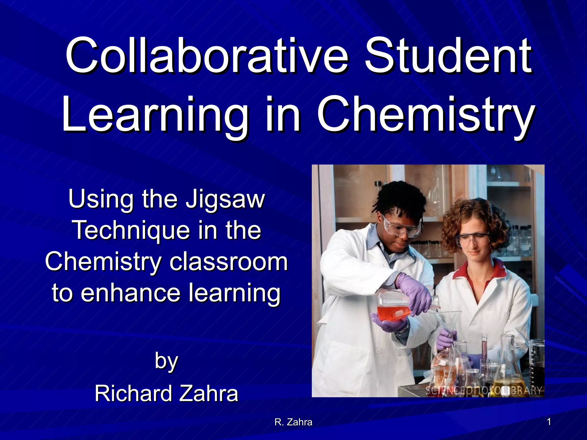 Collaborative student learning in chemistry | PPT