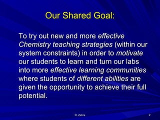 Collaborative student learning in chemistry | PPT