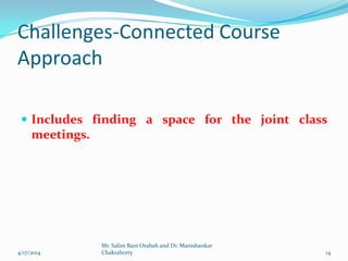 Collaborative teaching by dr manishankar chakraborty and mr salim bani ...