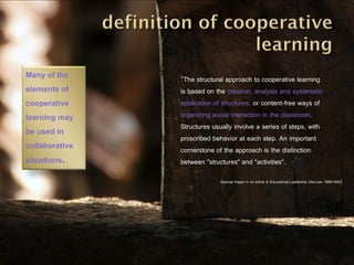 Collaborative Versus Cooperative Learning | PDF