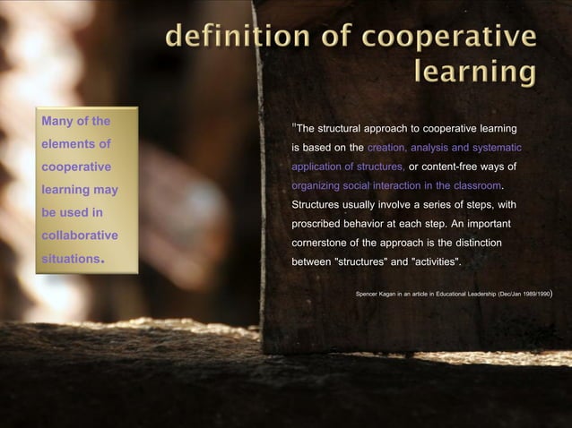 Collaborative Versus Cooperative Learning | PPT