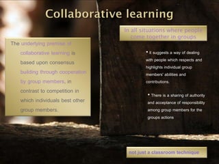 Collaborative Versus Cooperative Learning | PDF