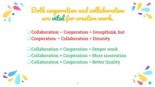 Collaborative vs. cooperative learning | PPTX