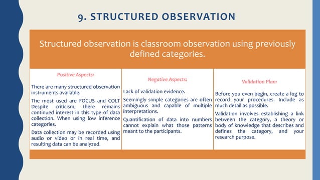 INTRODUCTION TO DATA COLLECTION INSTRUMENTS (DCIs) | PPTX | Science
