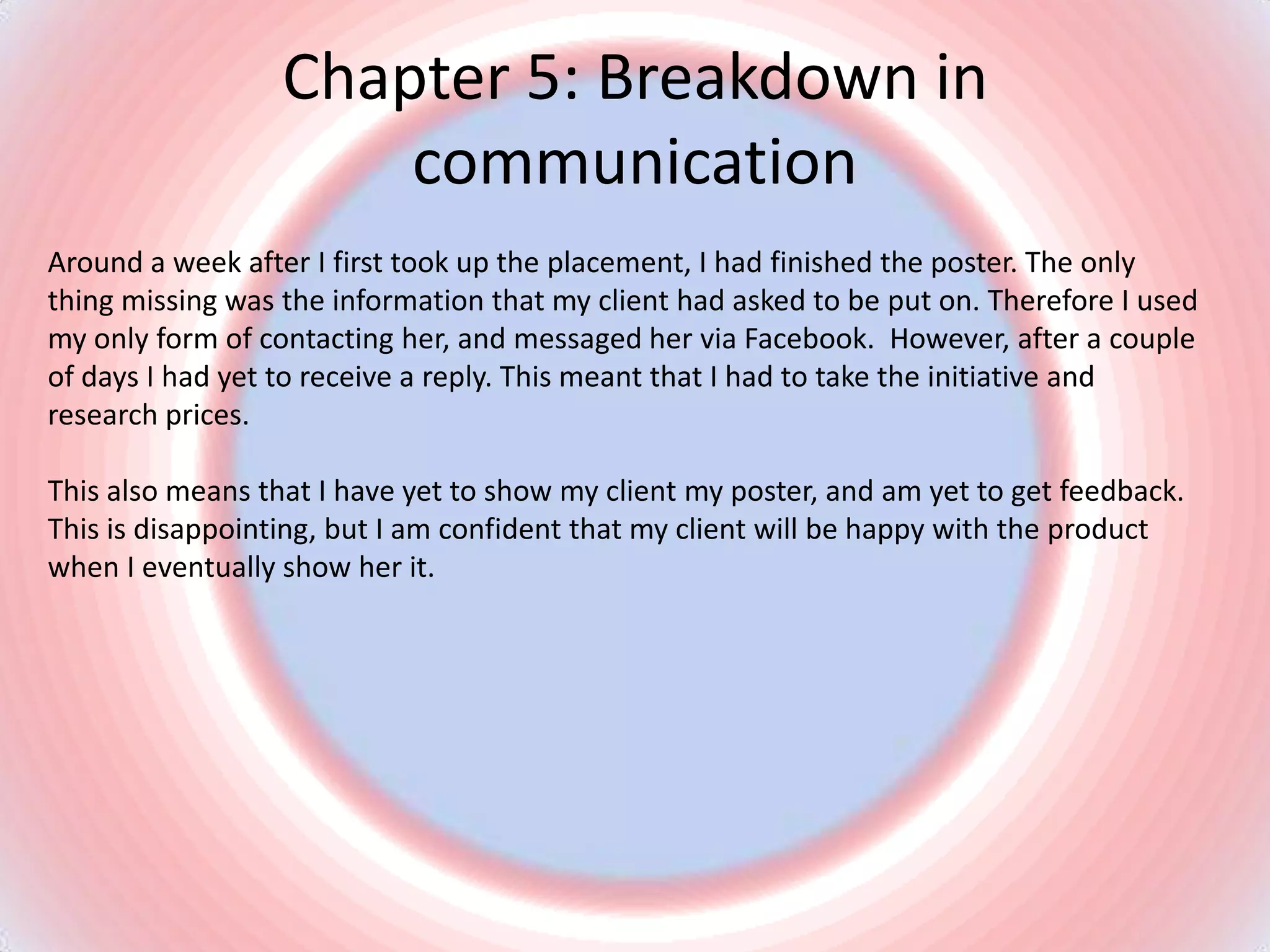 Collaborative work placement presentation | PPTX