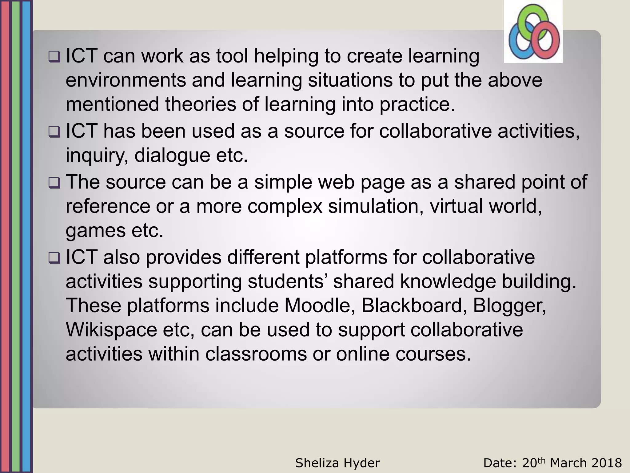 Collabortive learning with ICT. | PPTX