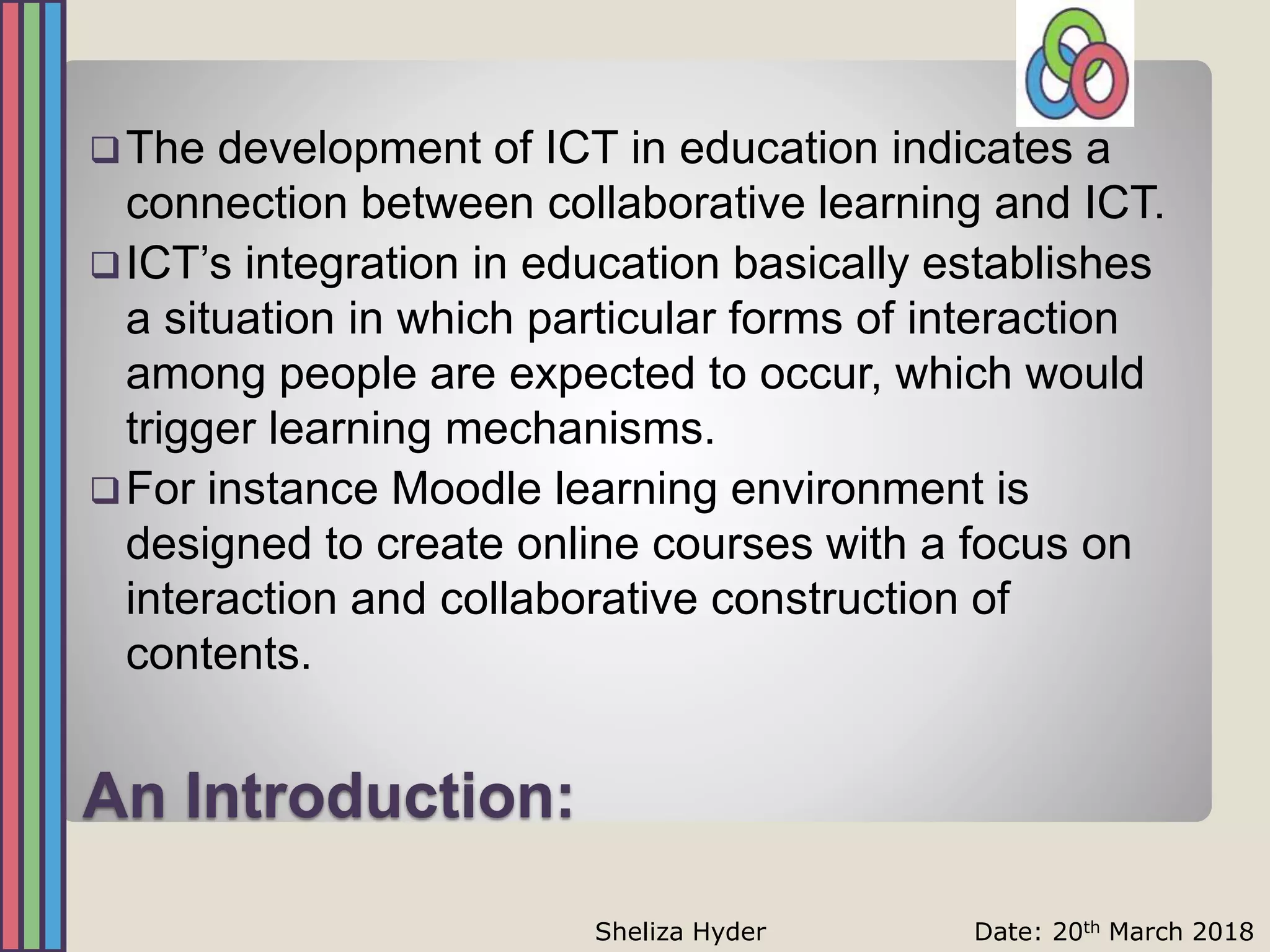 Collabortive learning with ICT. | PPTX