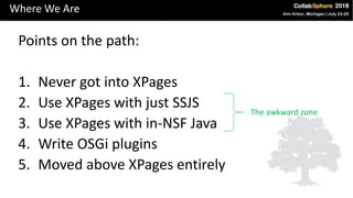 CollabSphere 2018 - Java in Domino After XPages | PPT