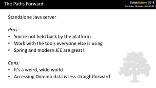 CollabSphere 2018 - Java in Domino After XPages | PPT