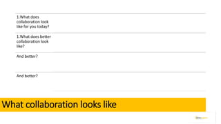 Collaboration workbook | PPT
