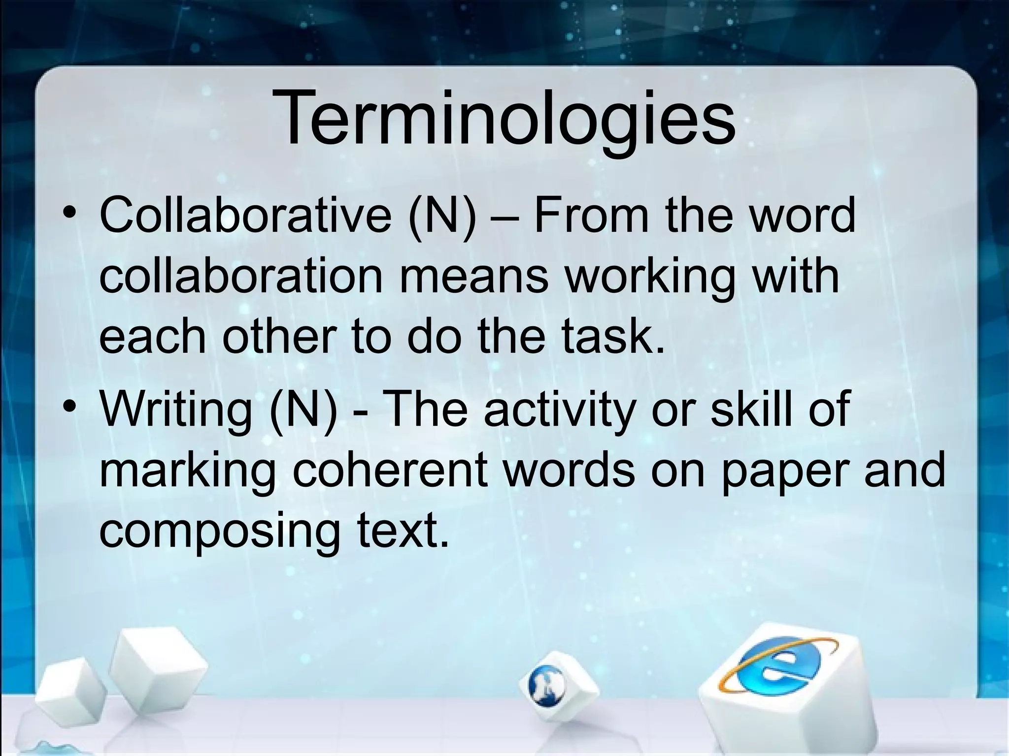 Collaborative Writing | PPT