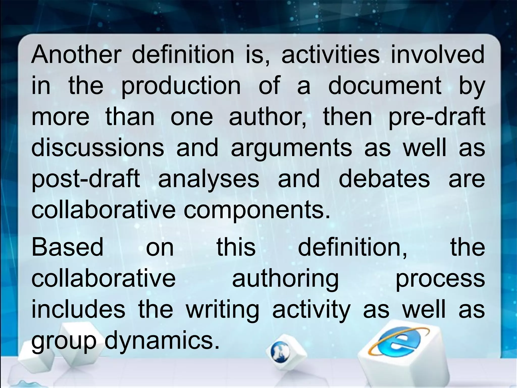 Collaborative Writing | PPT