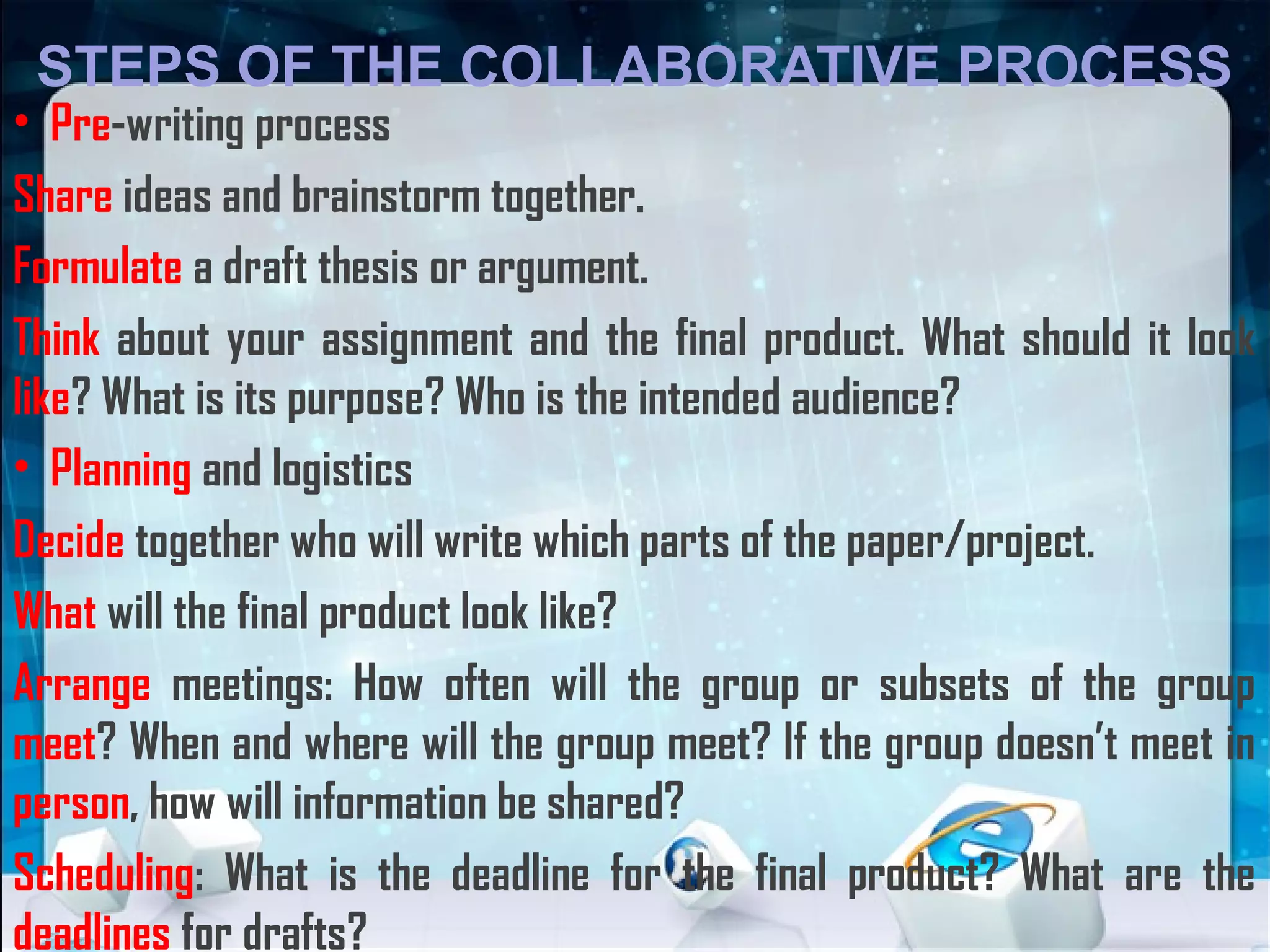 Collaborative Writing | PPT