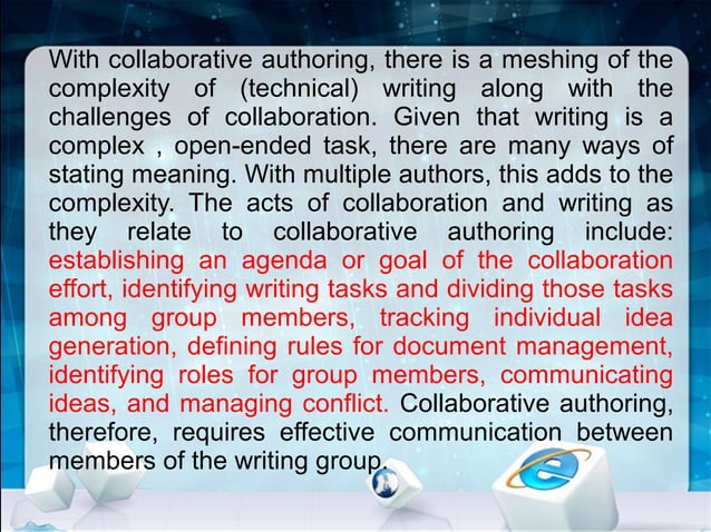 Collaborative Writing | PPT | Desktop Publishing | Computer Software ...