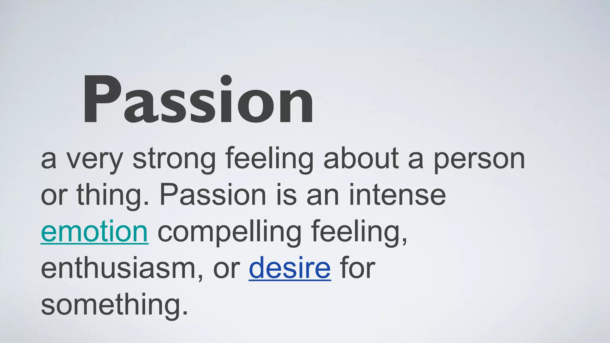 Personal Definition of "Passion"Collage | PPT