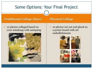 Unit 8 - Collage Project Notes and Tutorials | PPTX