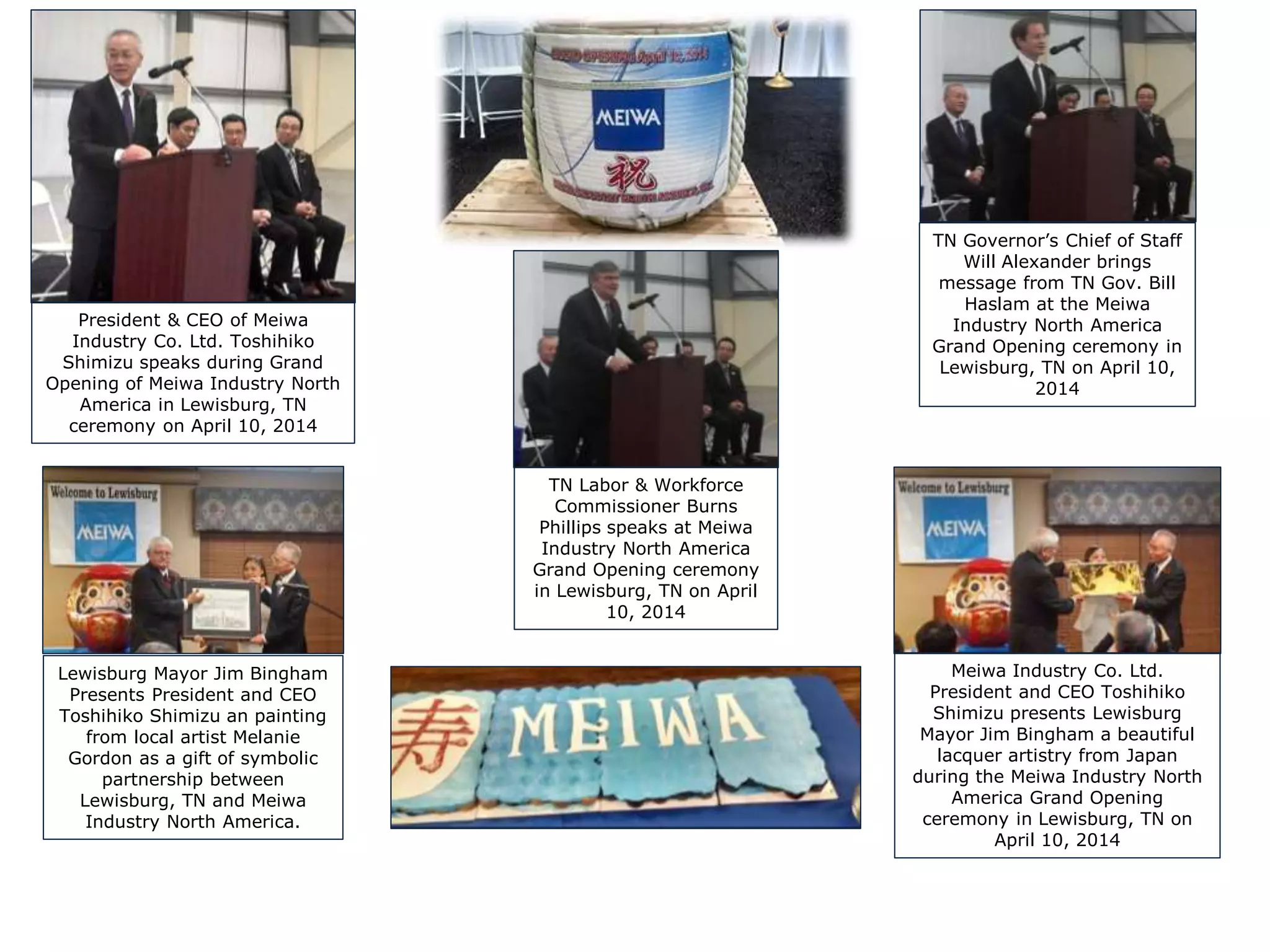 Meiwa Industry North America Grand Opening in Lewisburg, TN | PPTX ...