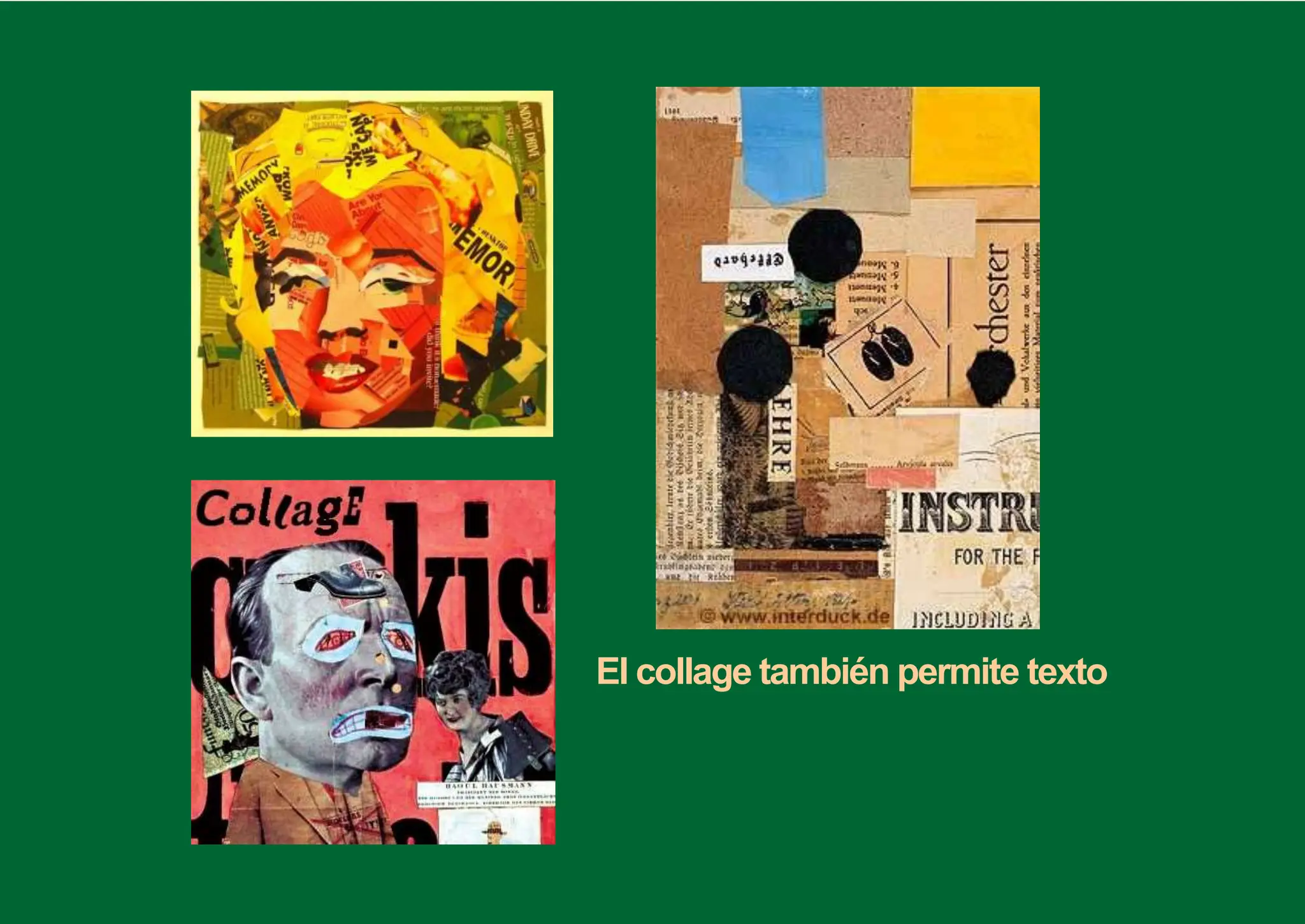 Arte contemporaneo Collage .pptx
