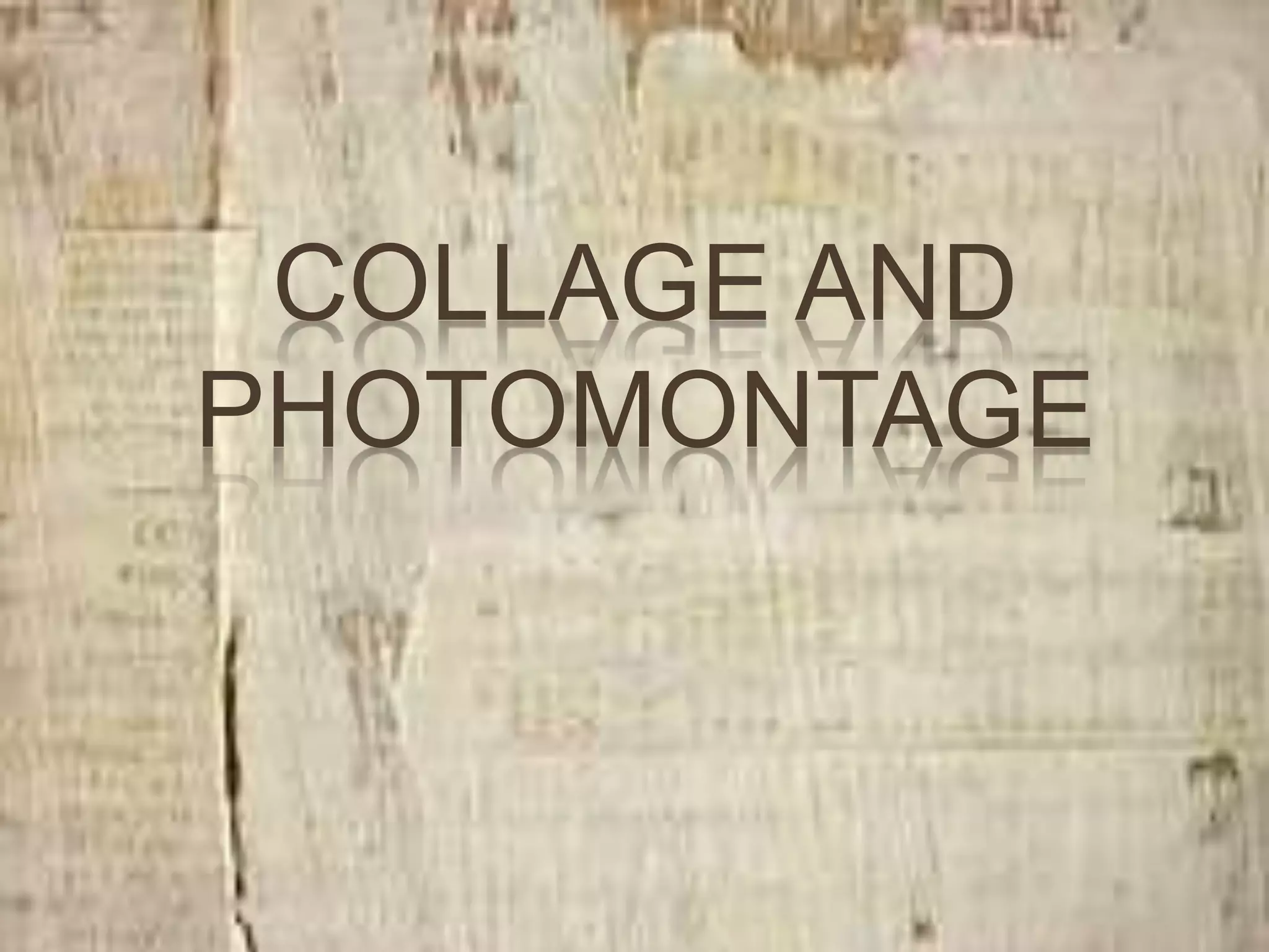 Collage and-photo montage | PPTX