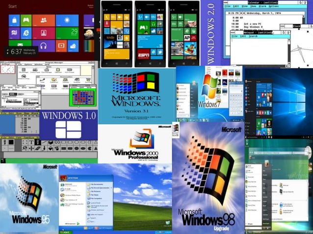 Collage Microsoft y Windows. | PPT