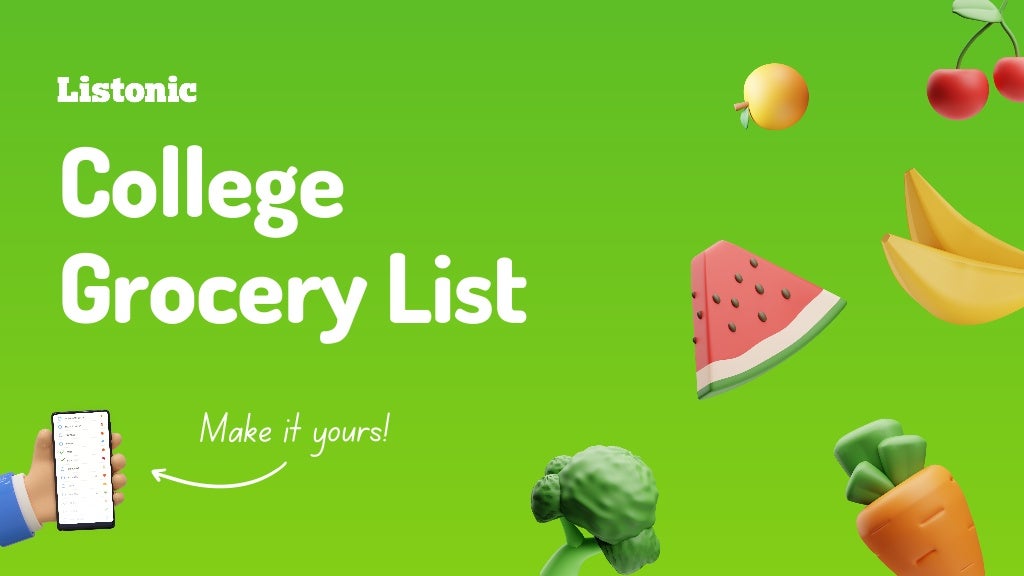 Collage Grocery List | PDF