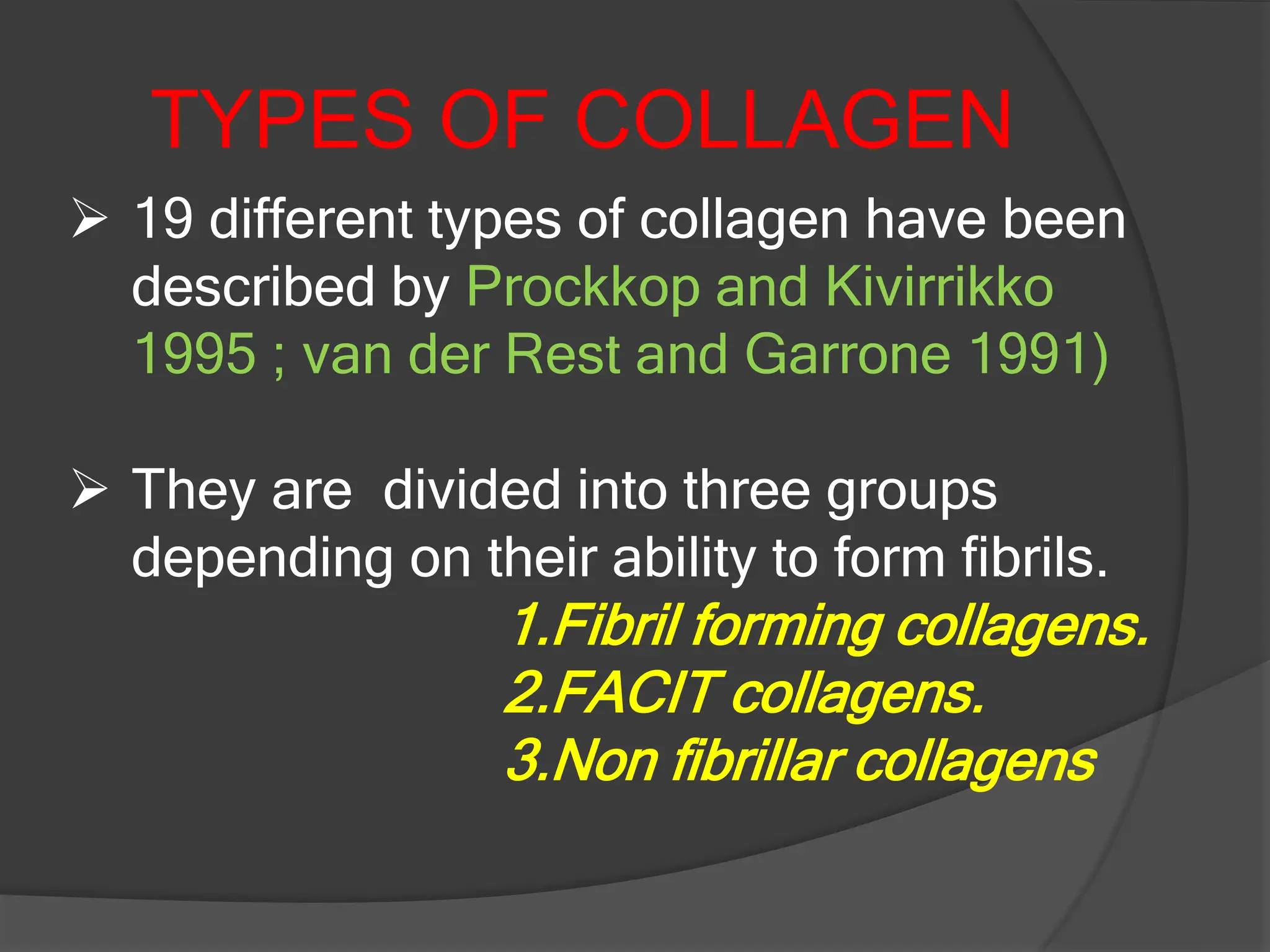 collagen in periodontics | PPTX
