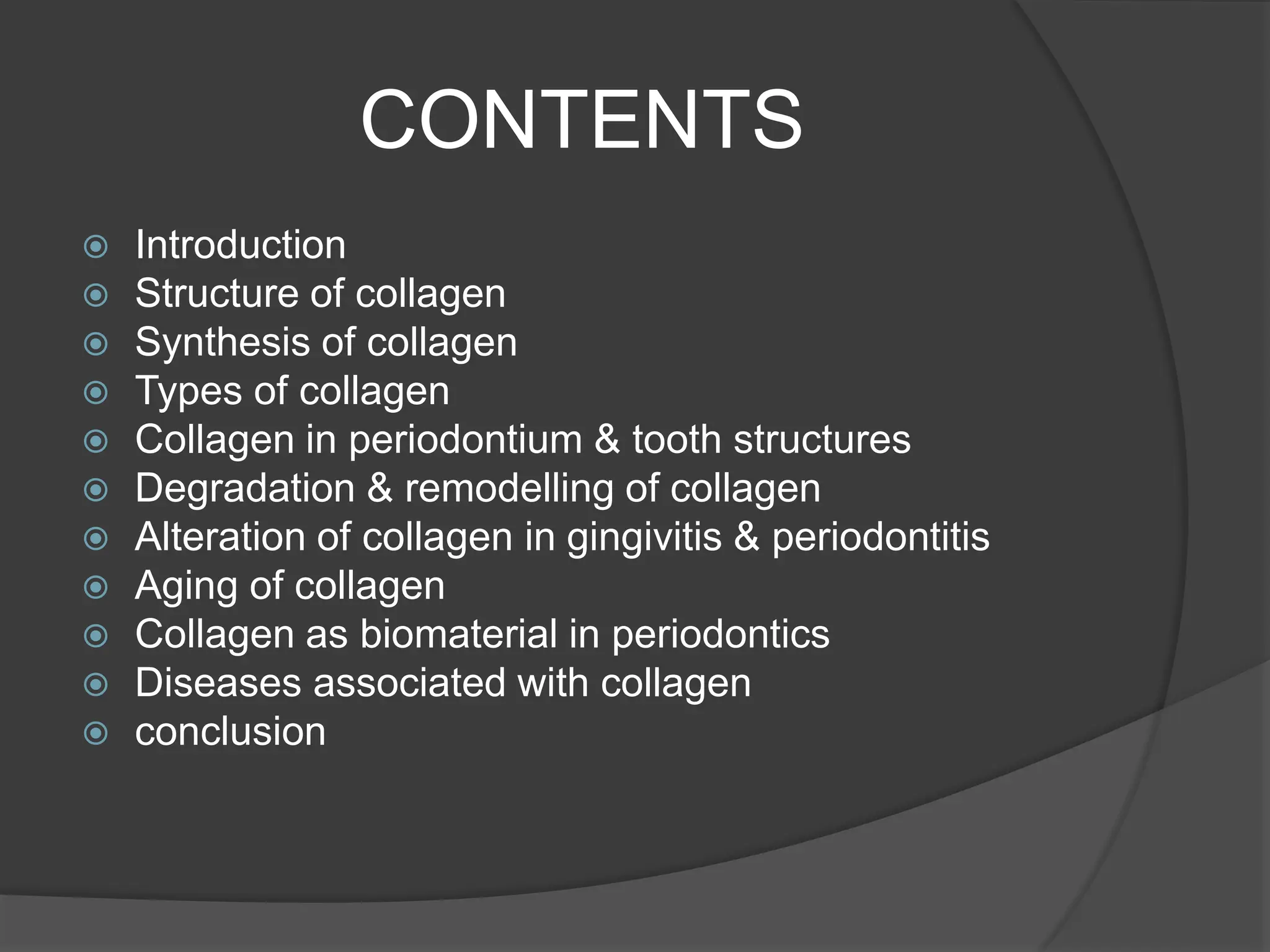 collagen in periodontics | PPTX