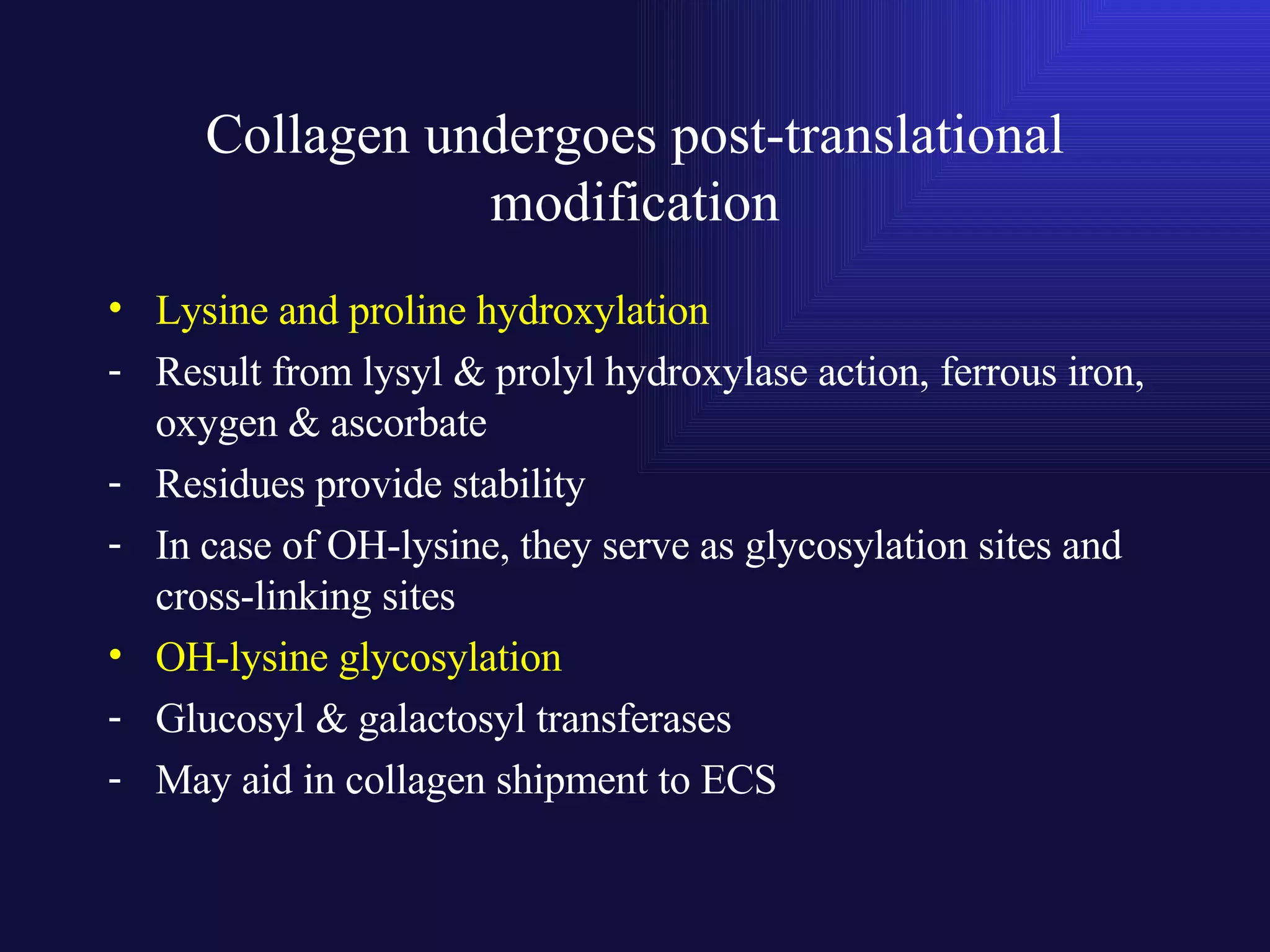 Collagen Biochemistry | PPT