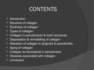 The role of collagen in periodontics.ppt