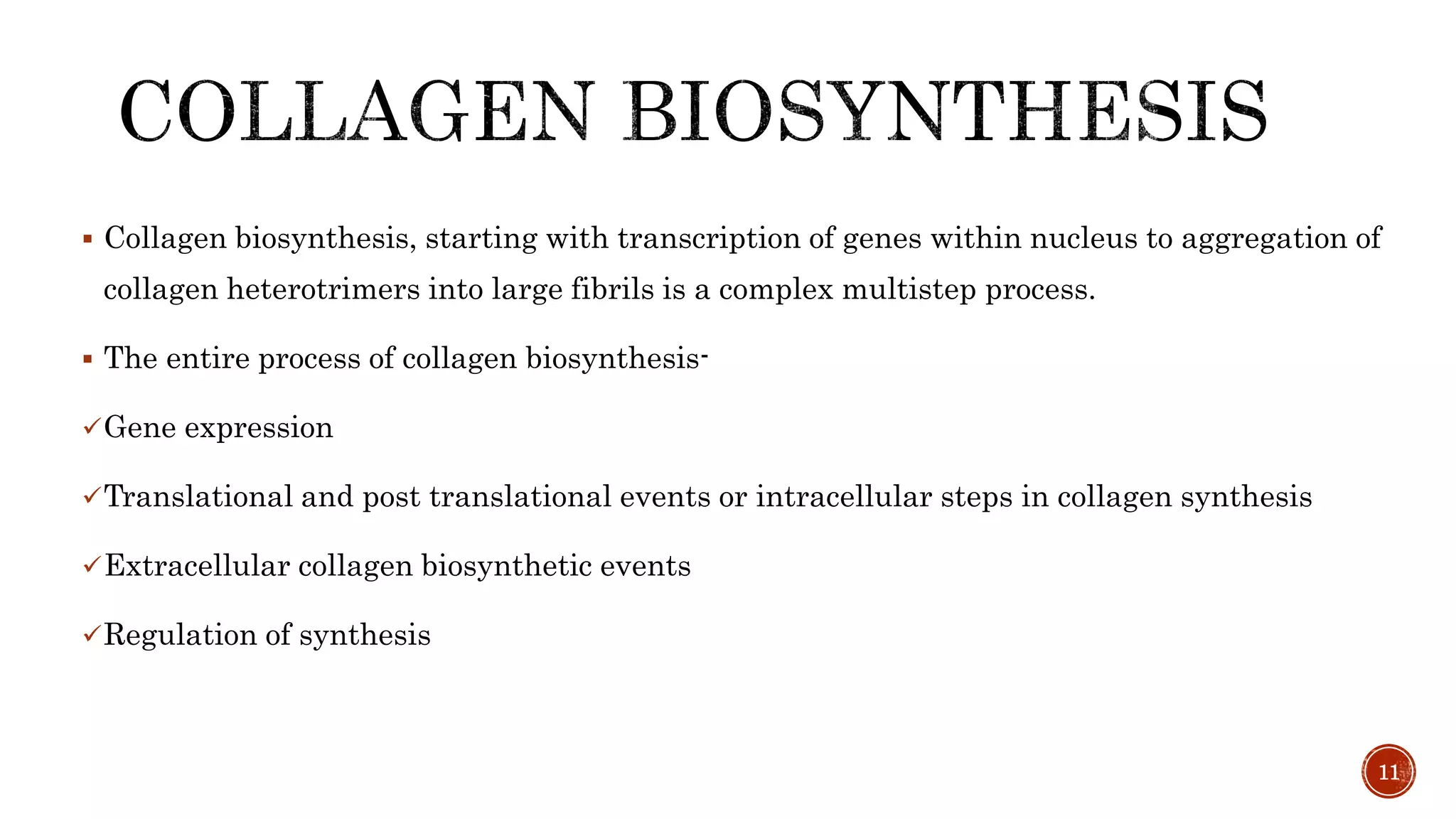 Collagen and collagen disorders | PPTX