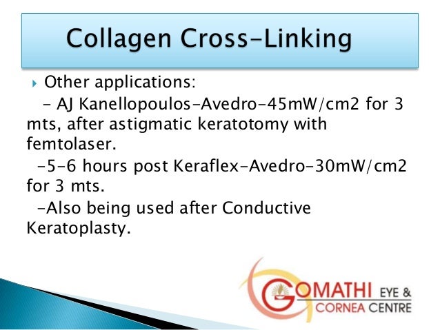 Collagen Cross Linking