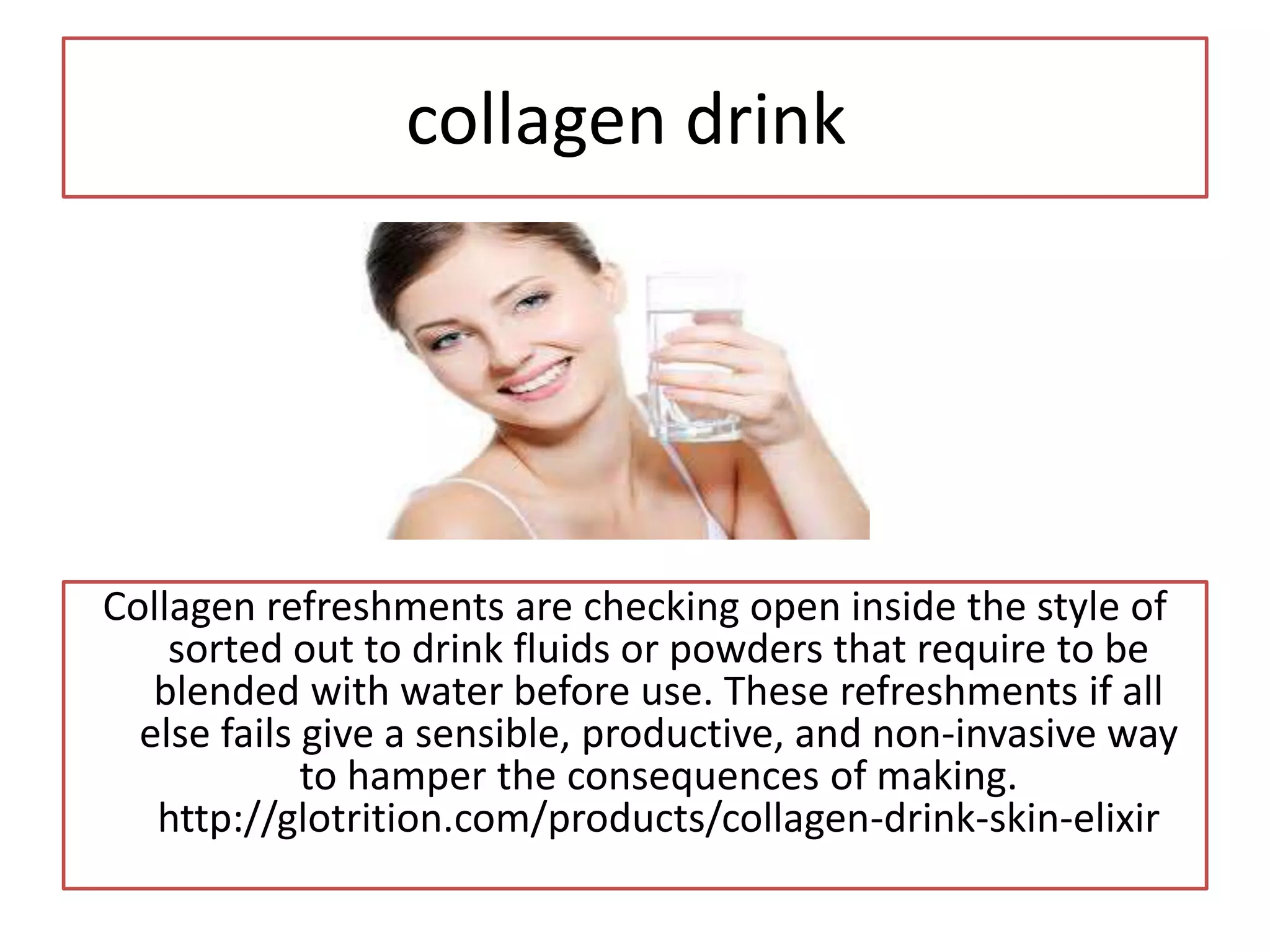 collagen drink | PPTX