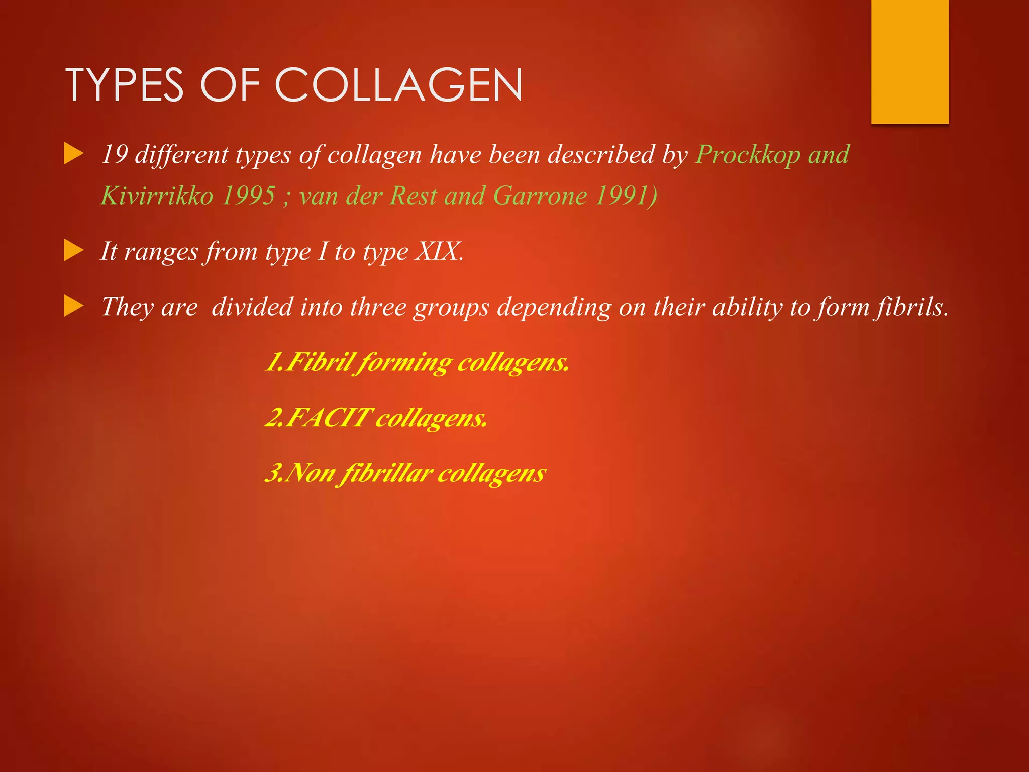 Collagen in periodontium | PPTX